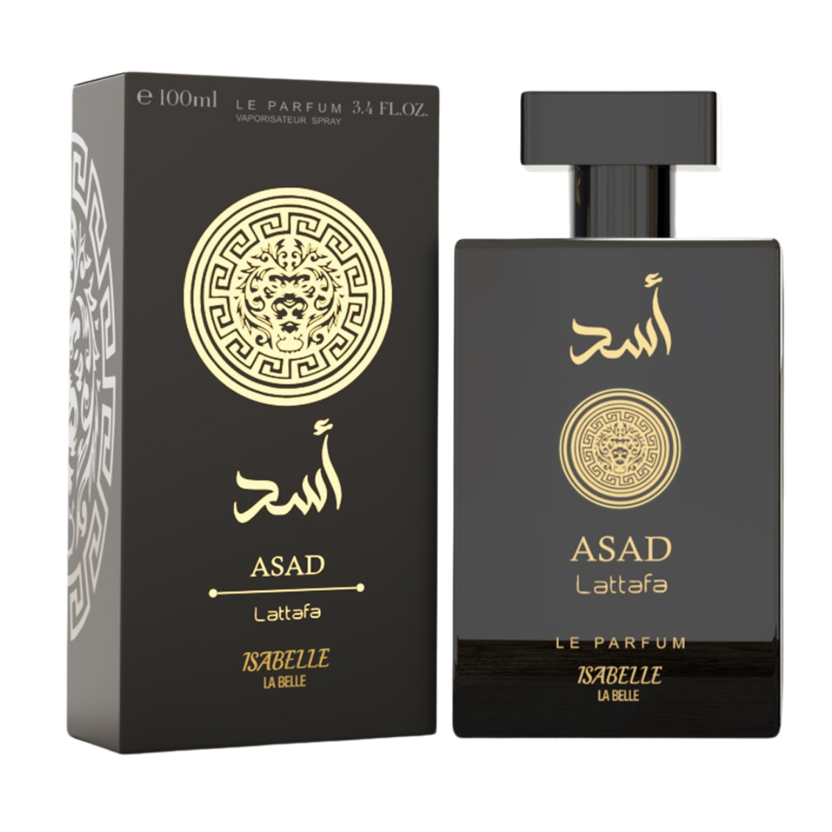 Conjunto Asad Perfume 100ml + Hidratante 200ml + Hair Parfum 15ml - Is ...