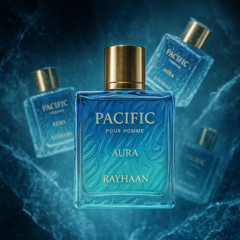 Rayhaan Pacific Aura Eau de Parfum 100ml Masculino – klassey